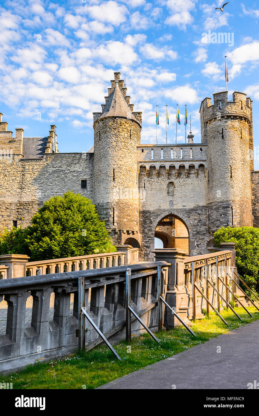Het Steen, The Stone, Castle in Antwerp, Belgium Stock Photo - Alamy