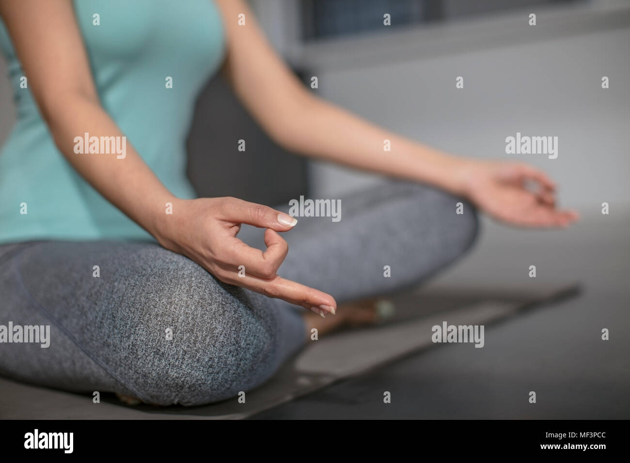 An image of some people doing yoga exercises Stock Photo - Alamy