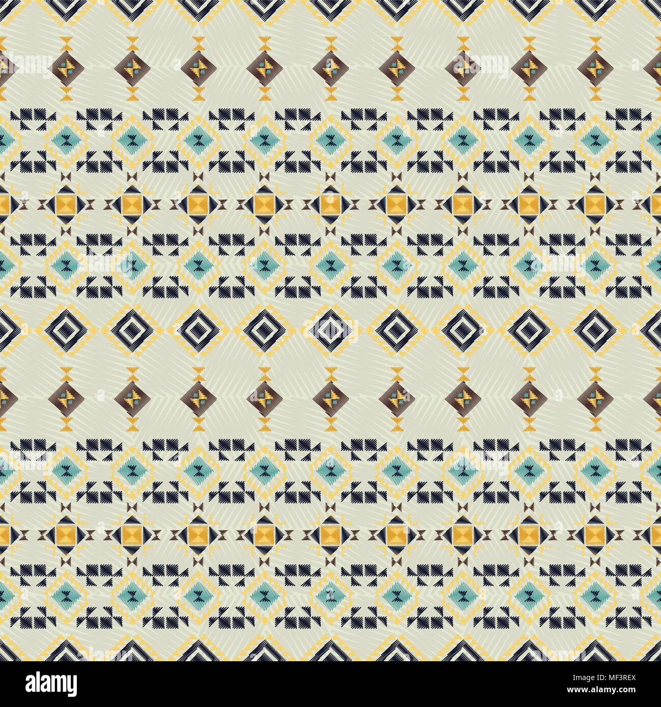 Geometric ethnic seamless pattern Stock Vector Image & Art - Alamy