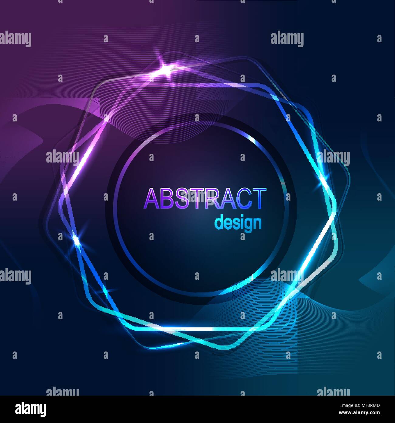 Modern banner purple hexagonal Stock Vector Images - Alamy