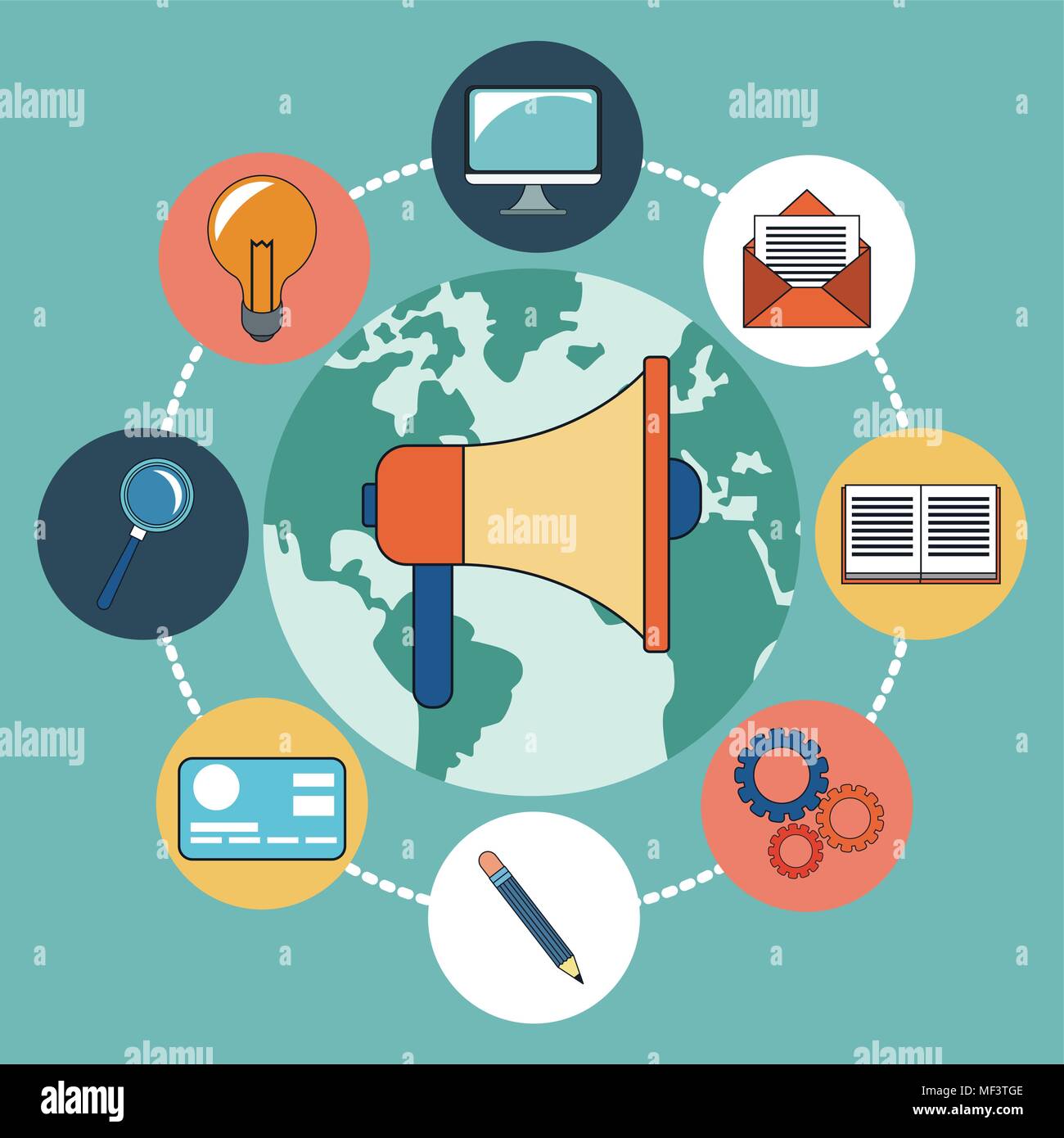 Digital marketing concept Stock Vector Image & Art - Alamy