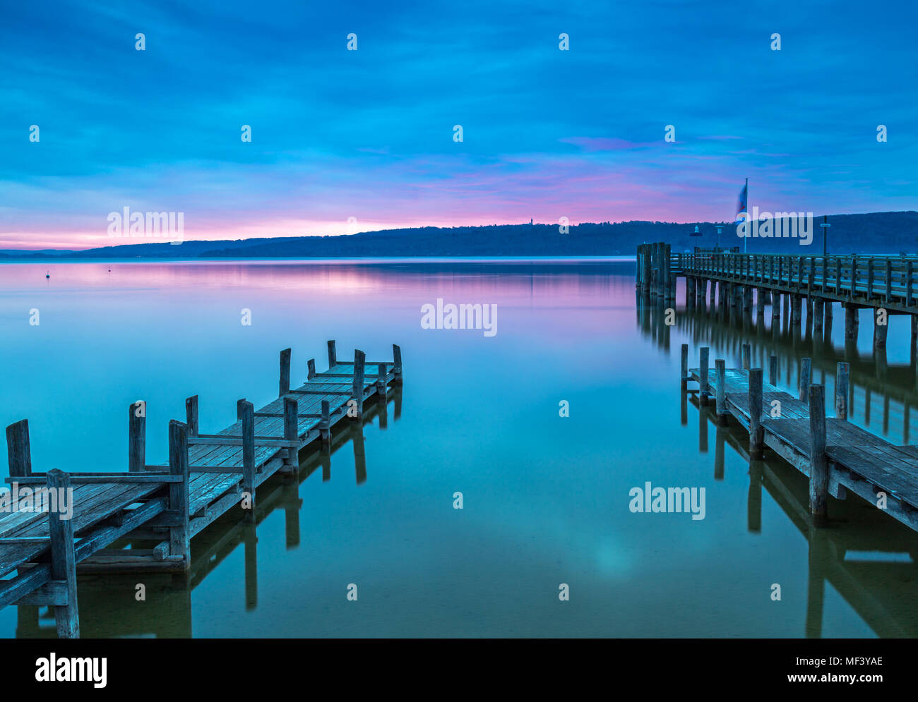 Sunrise at the ammersee hi-res stock photography and images - Alamy
