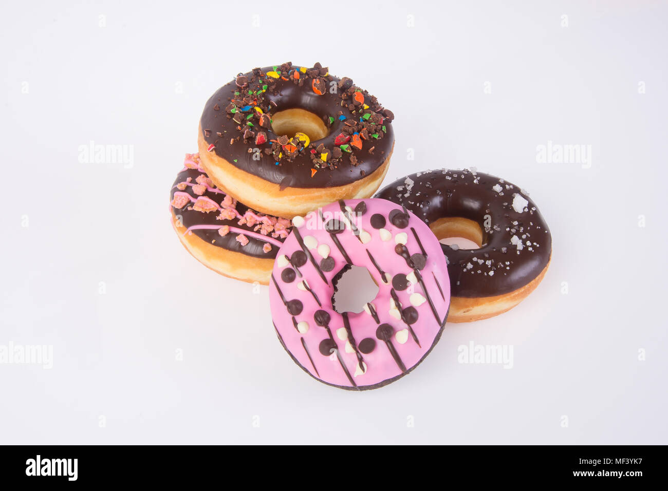 donut. Assorted donuts on background Stock Photo - Alamy