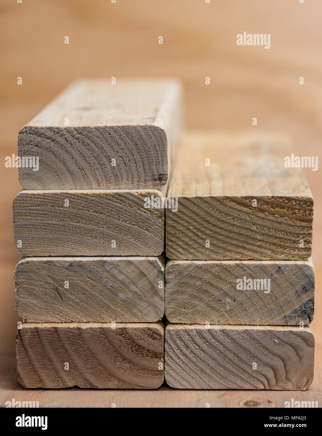 Fresh lumber ready for future projects Stock Photo - Alamy