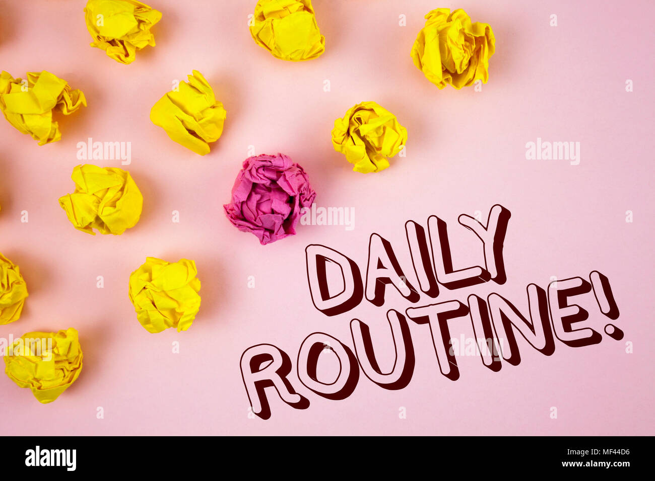 Text sign showing Daily Routine Motivational Call. Conceptual photo ...