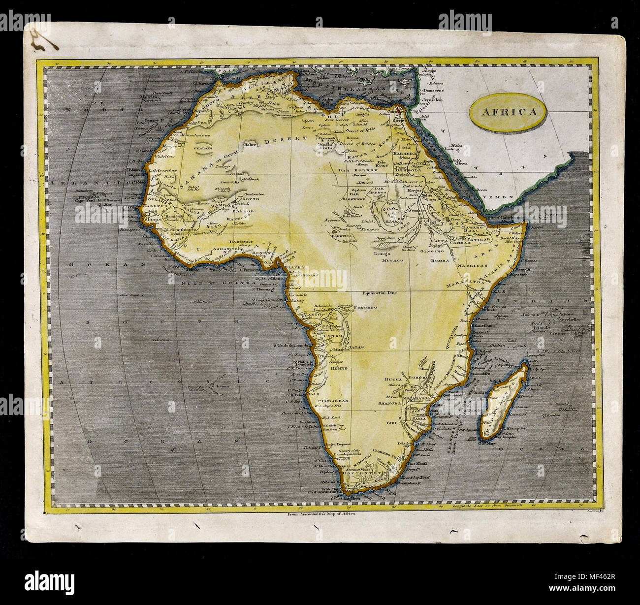 1804 Arrowsmith Map - Africa Continent Egypt Congo Angola Capetown ...