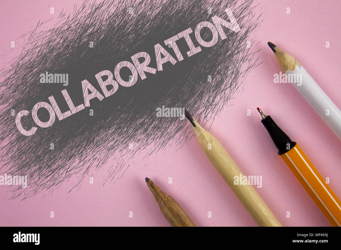 Text sign showing Collaboration. Conceptual photo Global industries ...
