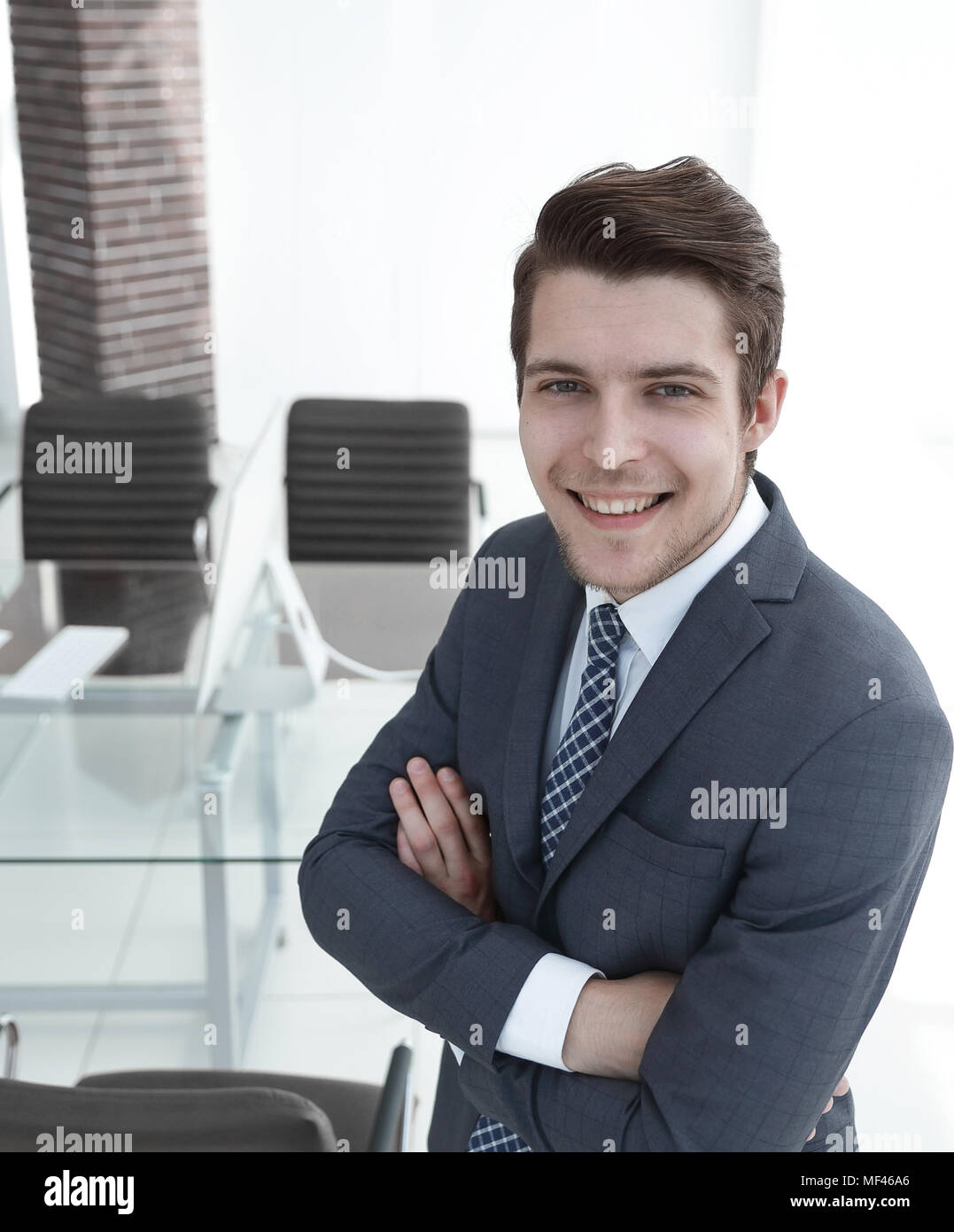 closeup.a successful young man Stock Photo - Alamy