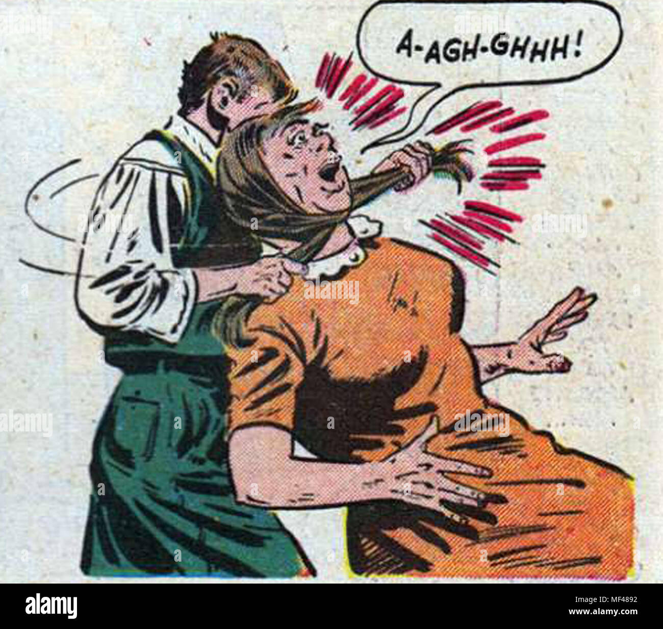 Vintage Pulp Horror Drawing High Resolution Stock Photography and ...