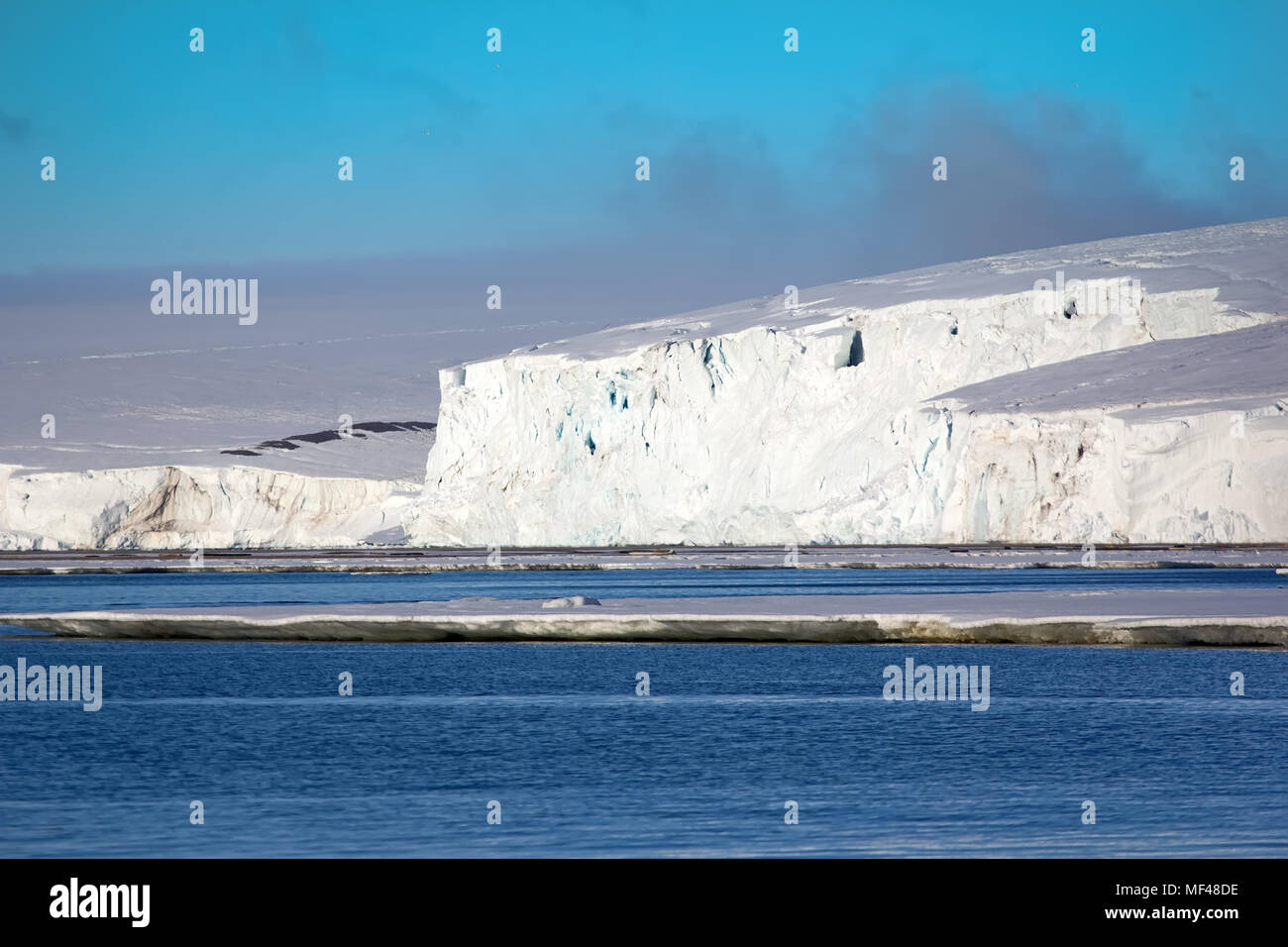 Islands along British channel. Glaciers, icefall, outlet glacier ...