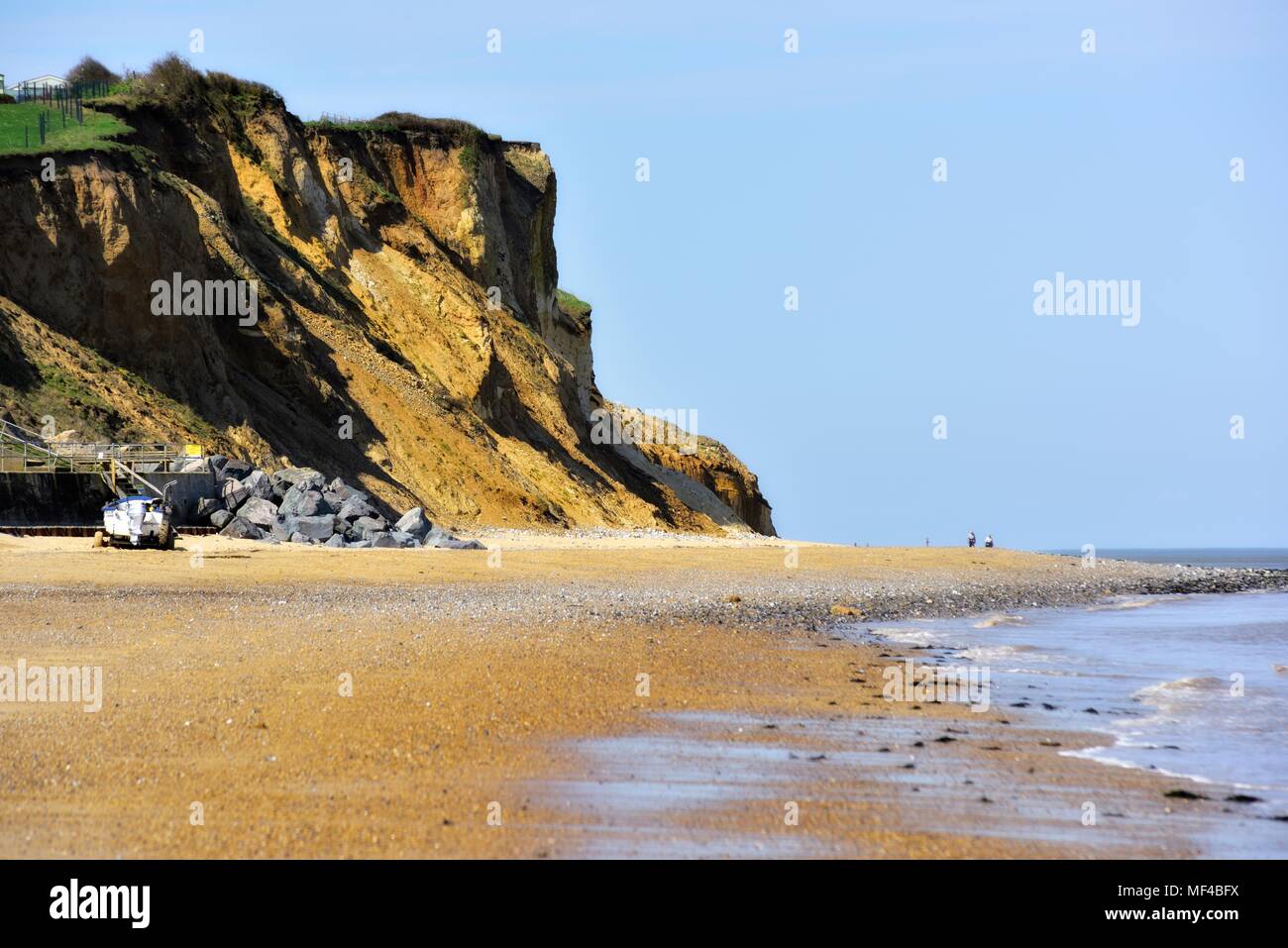 East Runton beach Cromer Norfolk England UK Stock Photo - Alamy
