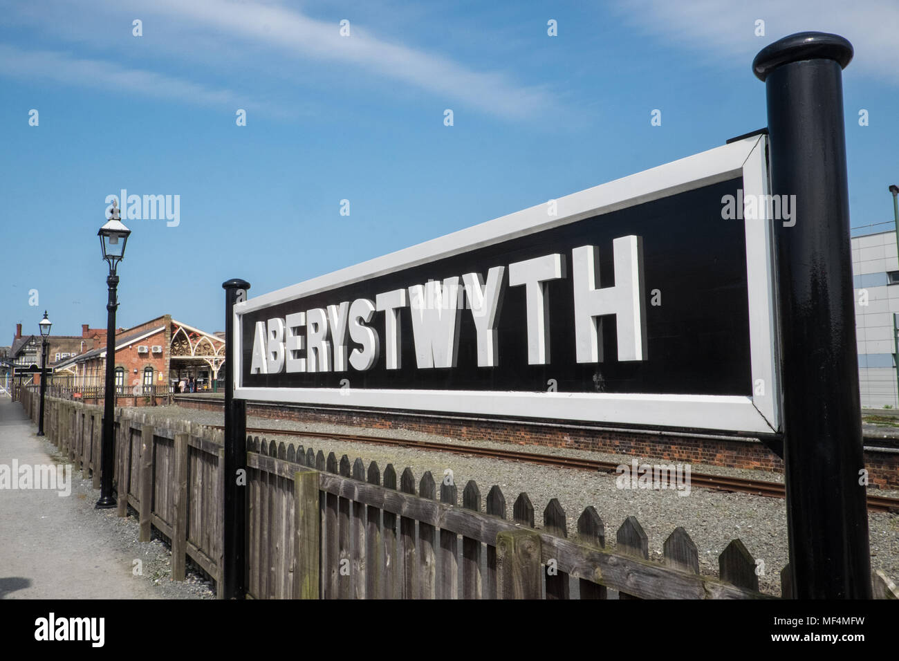 Aberystwyth town station hi-res stock photography and images - Alamy