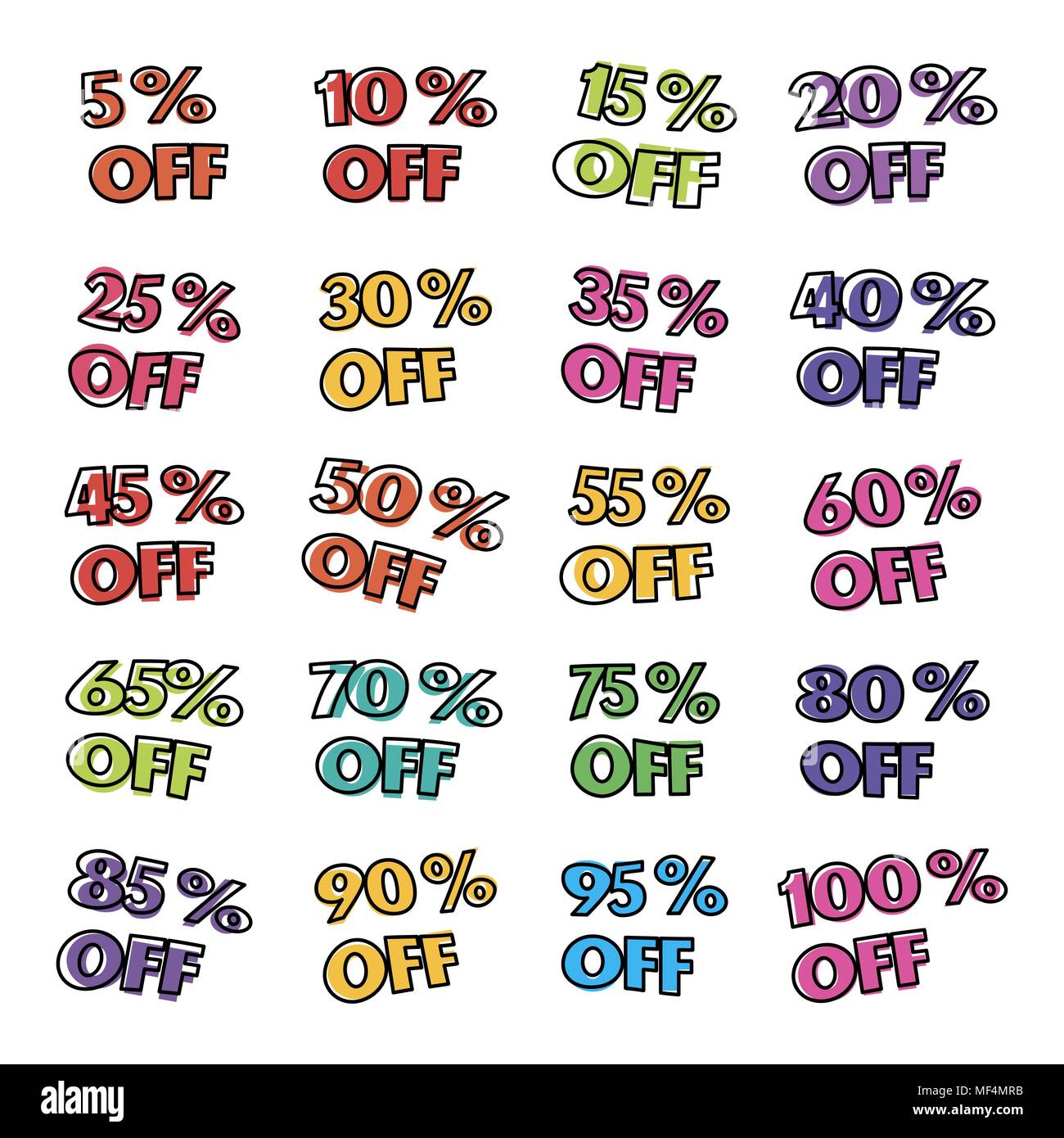 One hundred percent off hi-res stock photography and images - Alamy