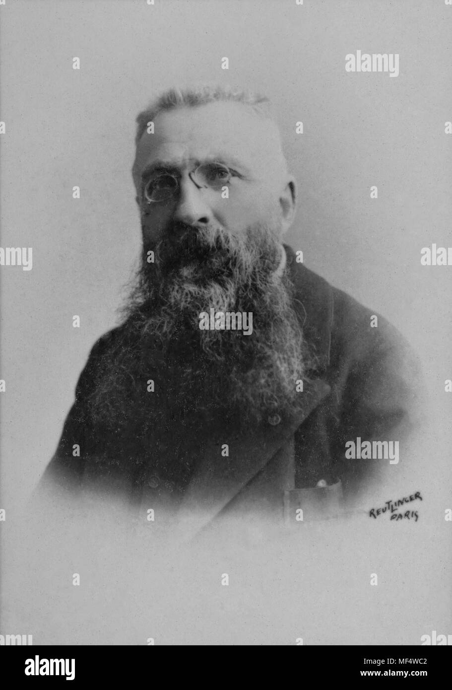 Portrait sculptor auguste rodin hi-res stock photography and images - Alamy