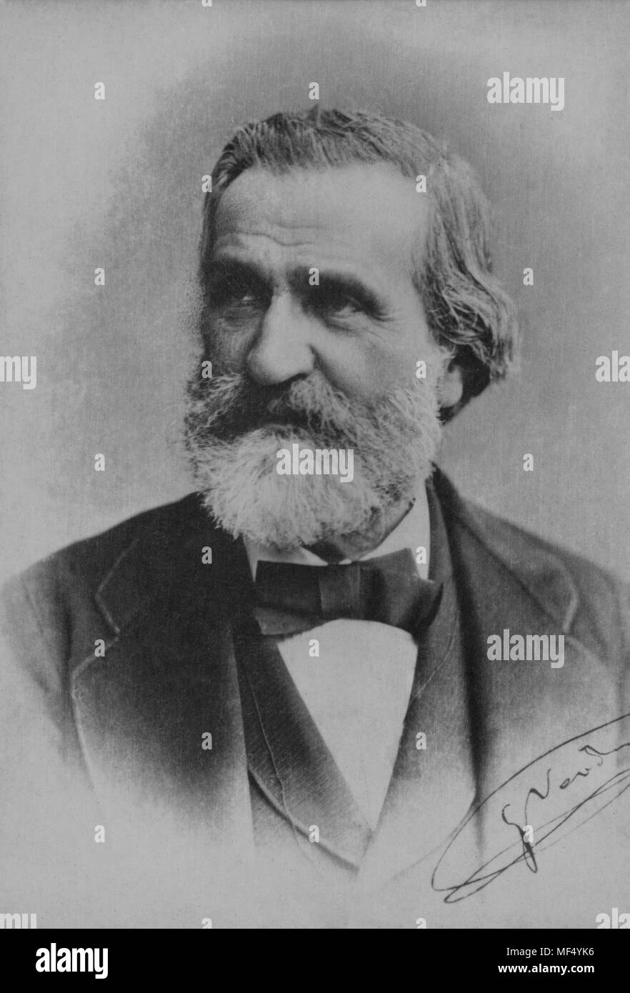 Verdi portrait Black and White Stock Photos & Images - Alamy