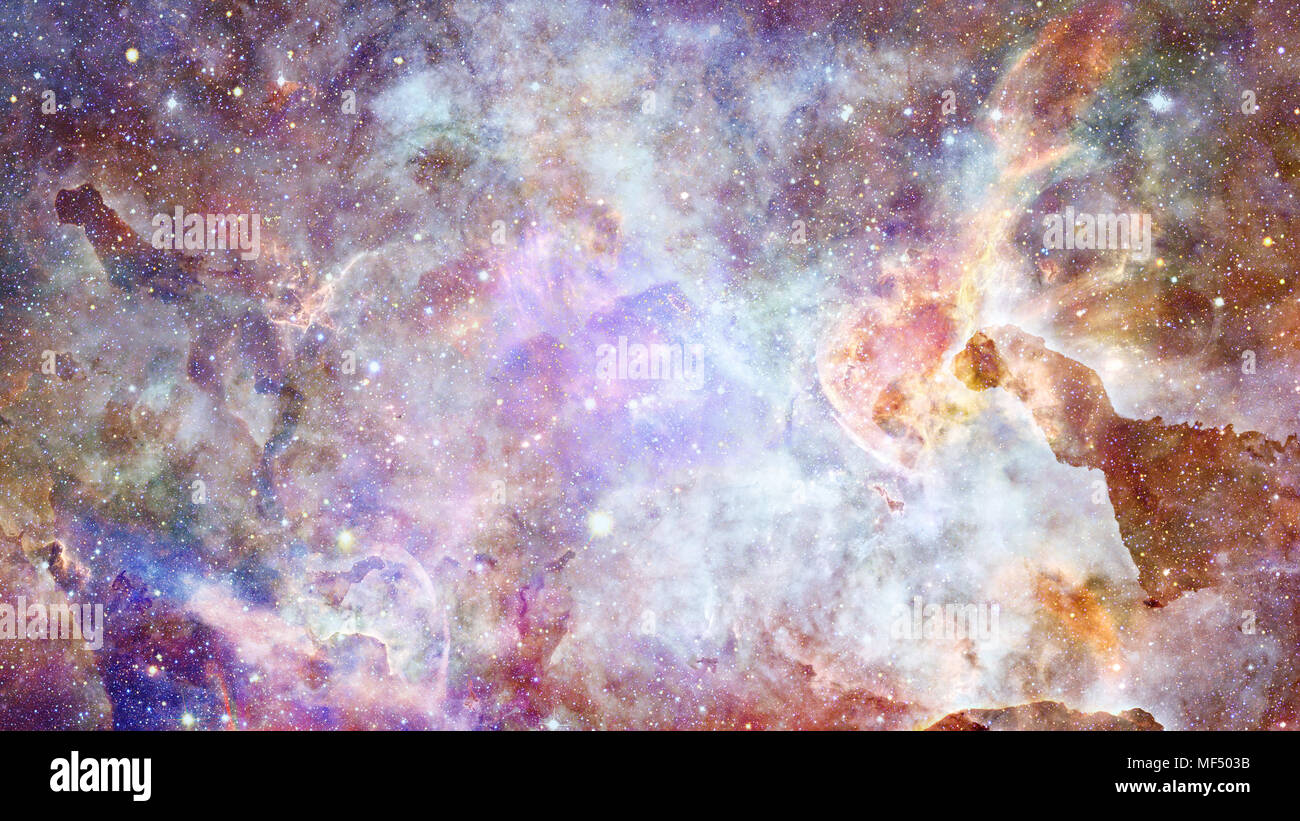 Beautiful nebula and Galaxy. Elements of this Image Furnished by NASA ...