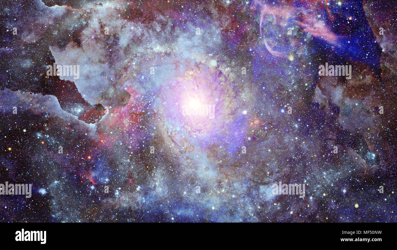 Beautiful nebula and Galaxy. Elements of this Image Furnished by NASA ...