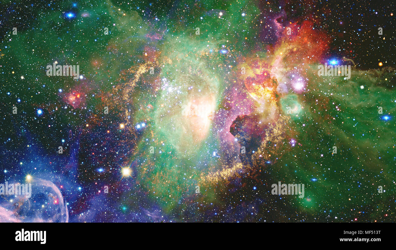 The Helix Nebula in deep space. Elements of this image furnished by ...