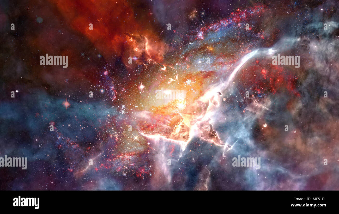 Starfield stardust and nebula space. Galaxy creative background ...