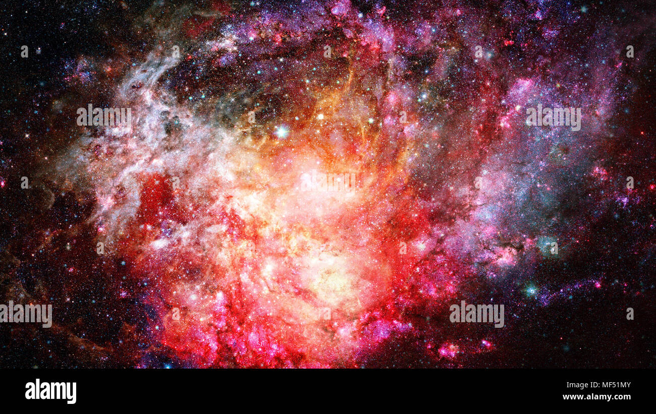 Beautiful nebula and Galaxy. Elements of this Image Furnished by NASA ...