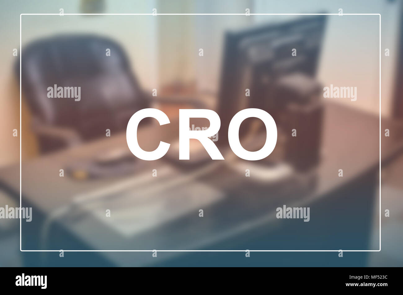 Cro word, conversion rate optimization with blurring business ...
