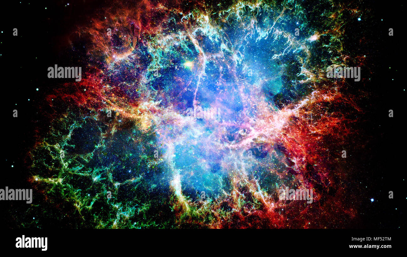 Nebula and stars in deep space, mysterious universe Stock Photo - Alamy