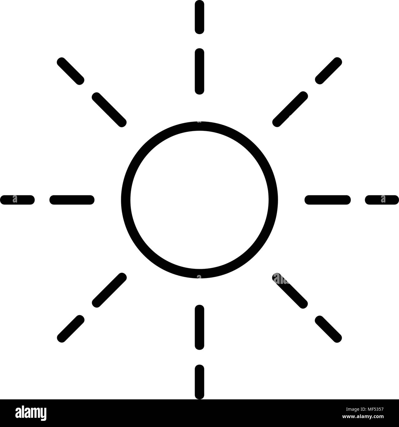 Sun Clipart Outline