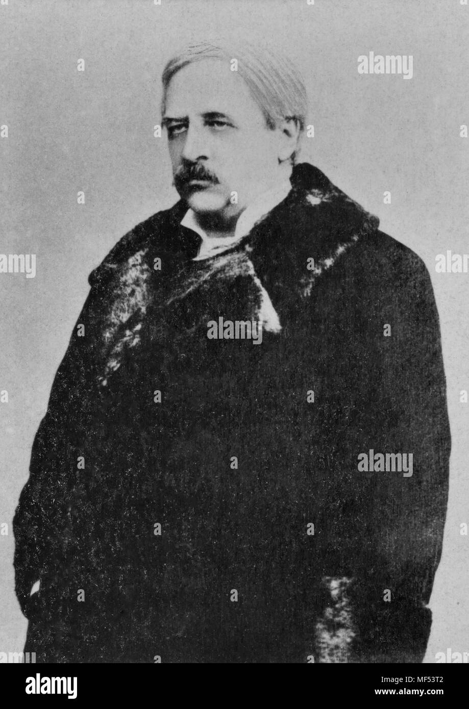 Portrait of the Norwegian explorer Baron Eric Nordenskjold ( 1832 ...