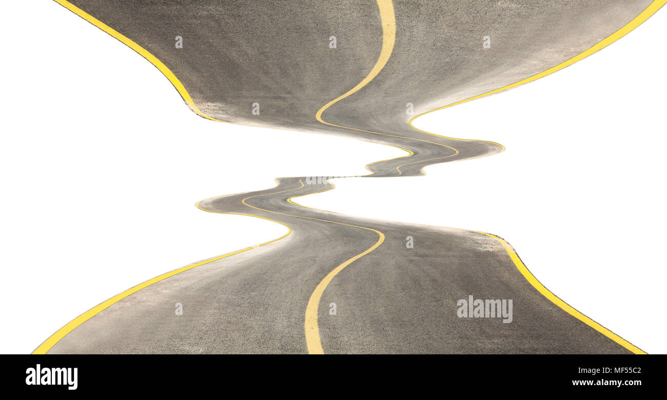 Upside down the road hi-res stock photography and images - Alamy