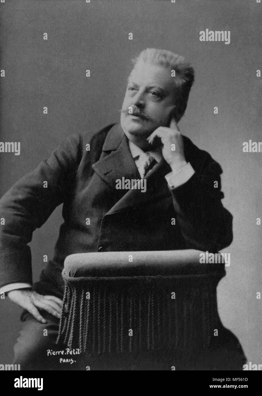 Portrait of Jules Danbe ( 1840 - 1905 ) French composer - photography ...