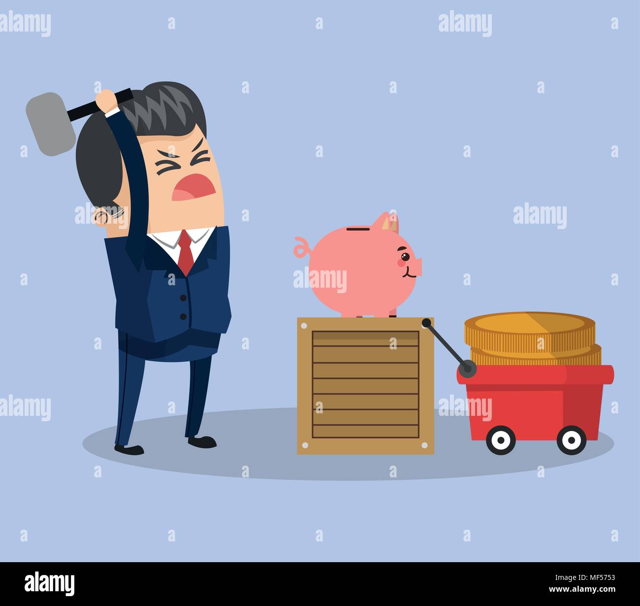 Broken deal Stock Vector Images - Alamy