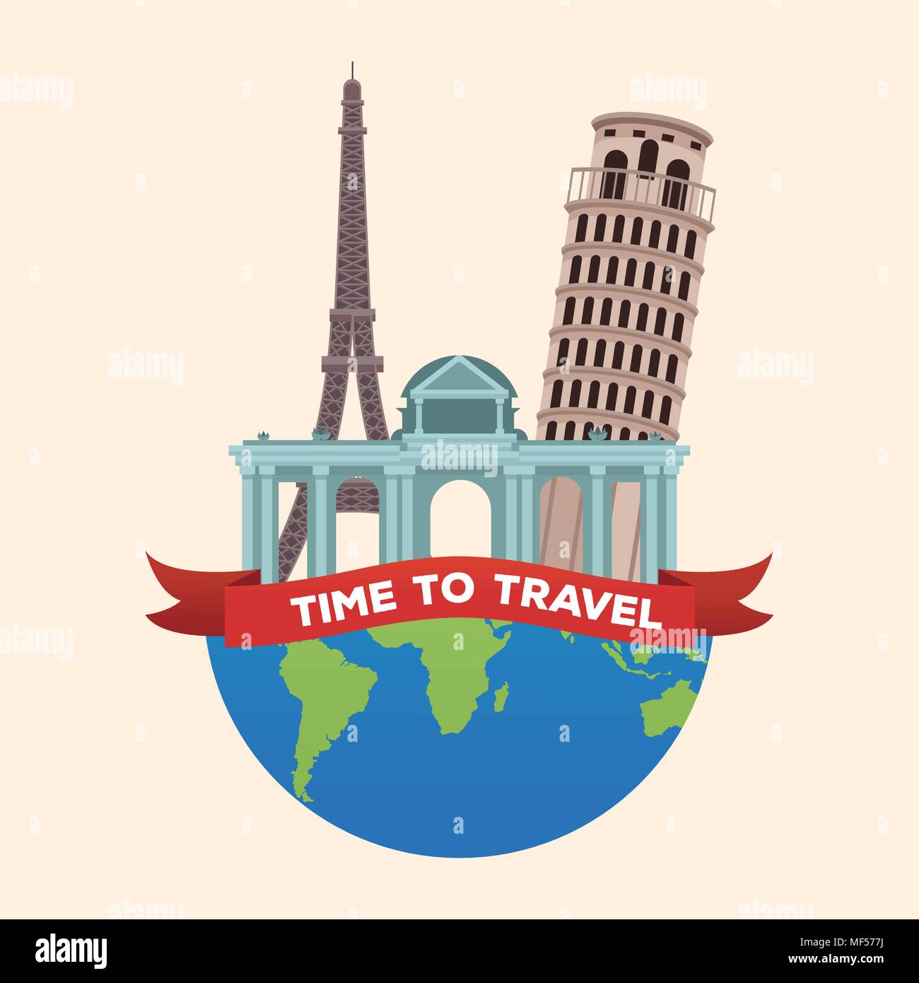 Travel summer europe young Stock Vector Images - Alamy