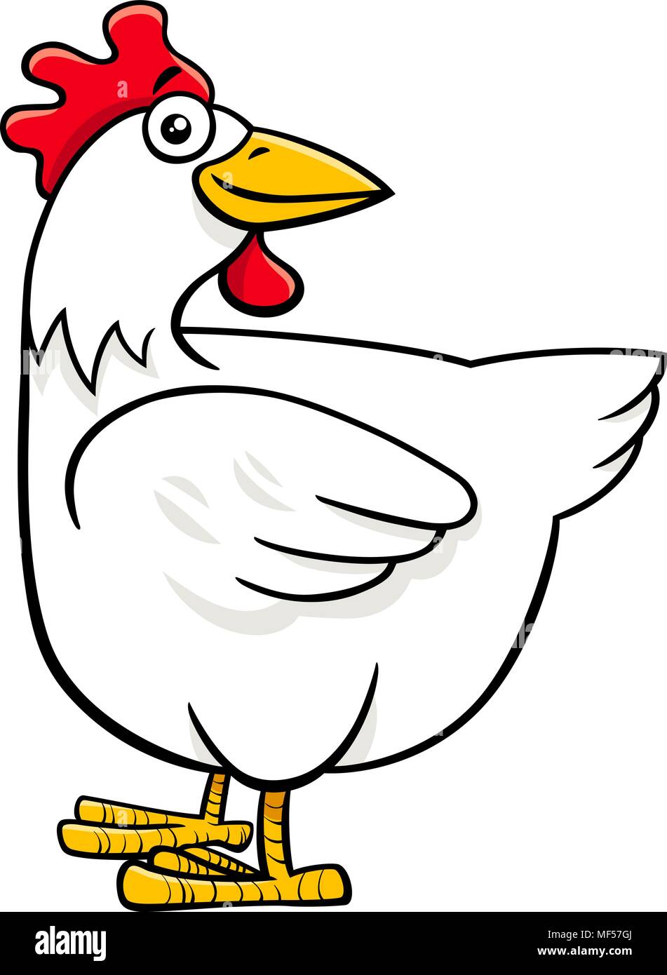 Hen Cartoon High Resolution Stock Photography and Images - Alamy