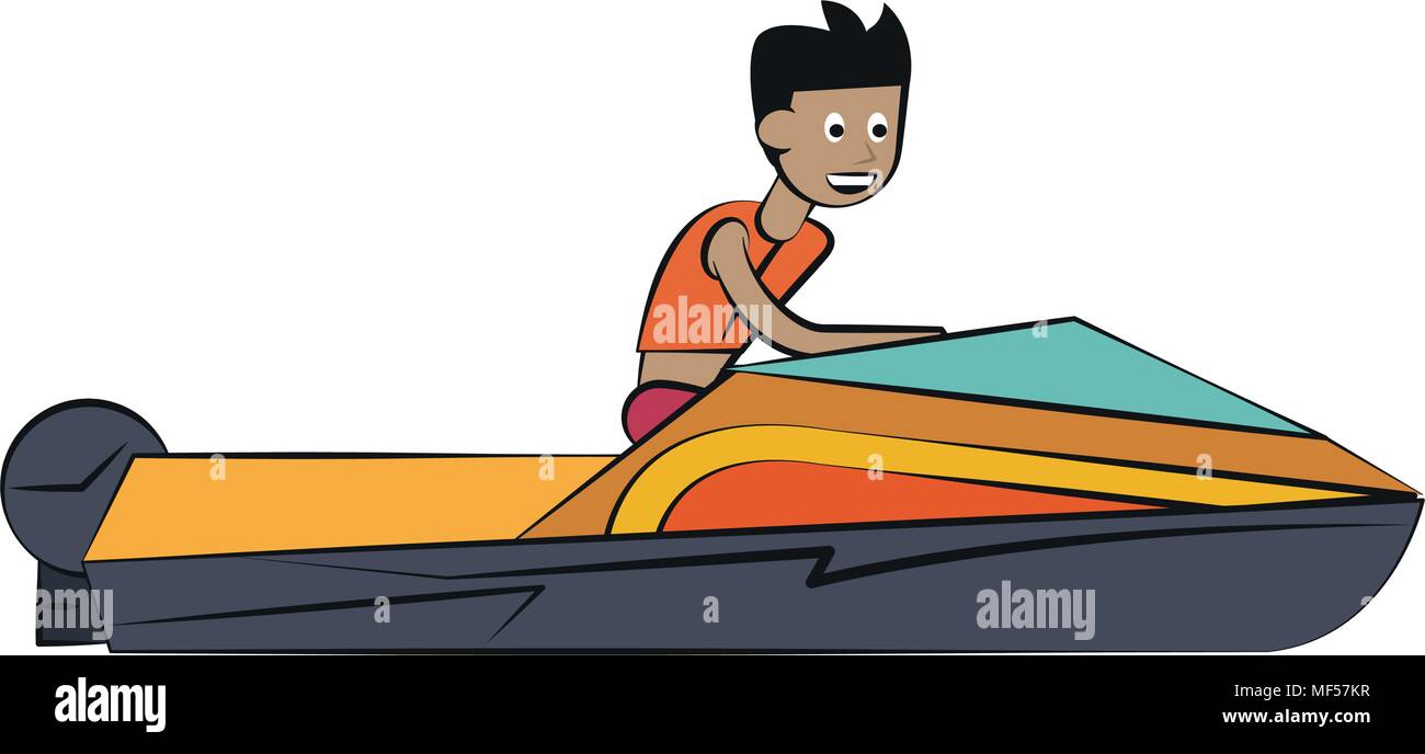 Extreme water racing Stock Vector Images - Alamy