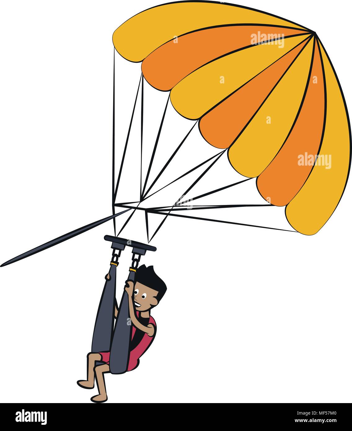 Parasailing Water sport Stock Vector Image & Art - Alamy