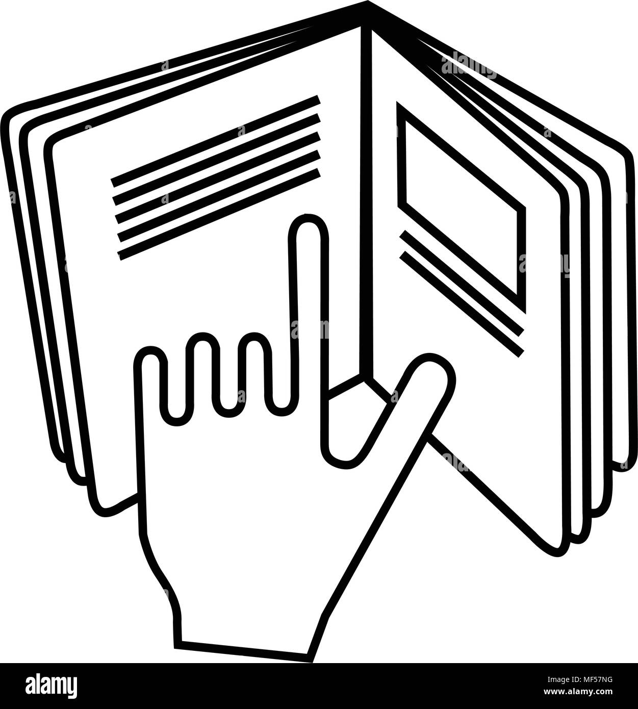 Refer to insert symbol used on cosmetics products. Sign displaying hand ...