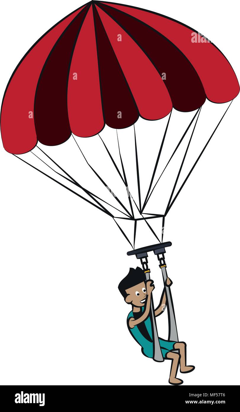 Parasailing Water sport Stock Vector Image & Art - Alamy