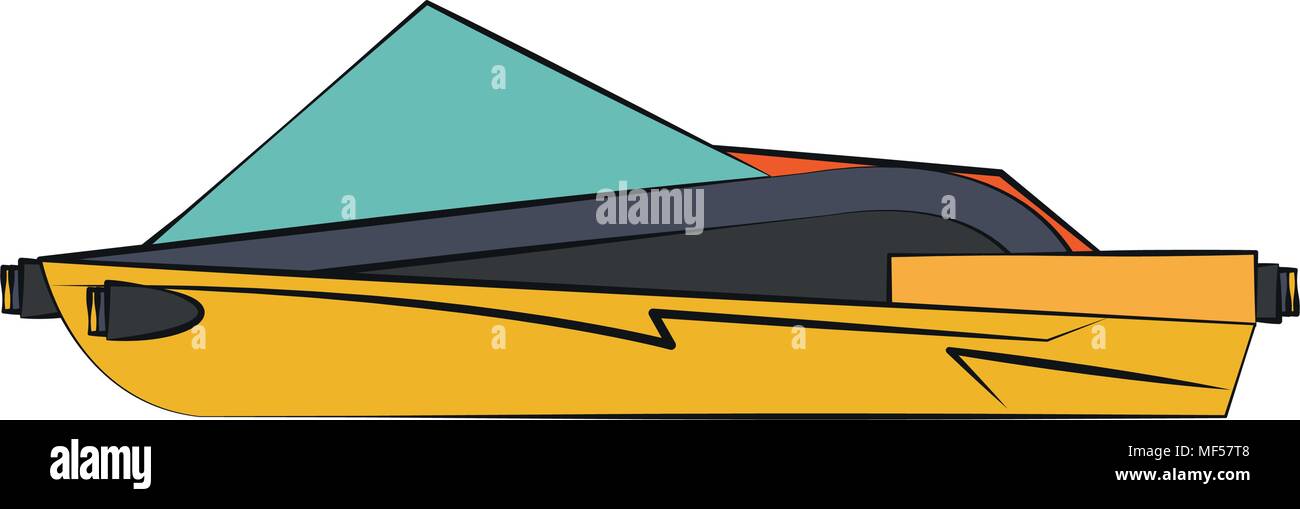 Racing sport boat Stock Vector Image & Art - Alamy
