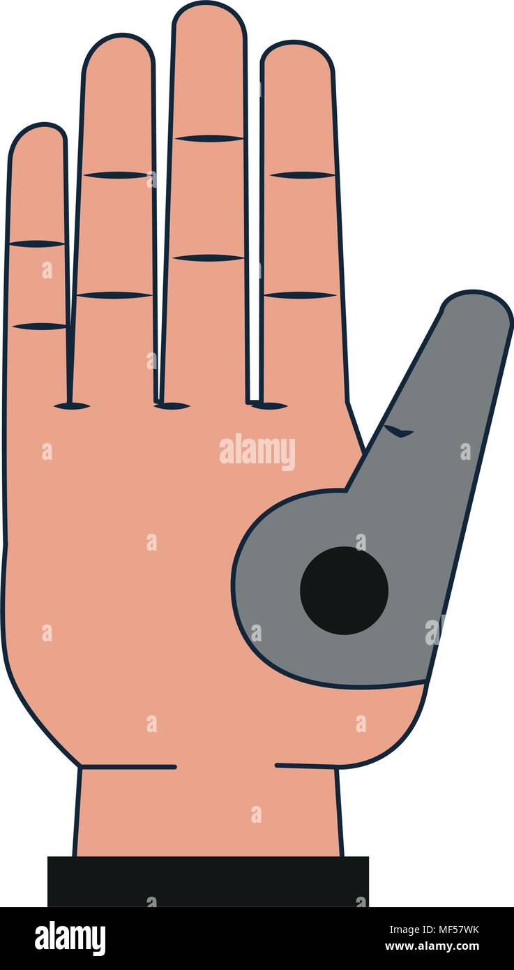 Bionic hand symbol Stock Vector Image & Art - Alamy