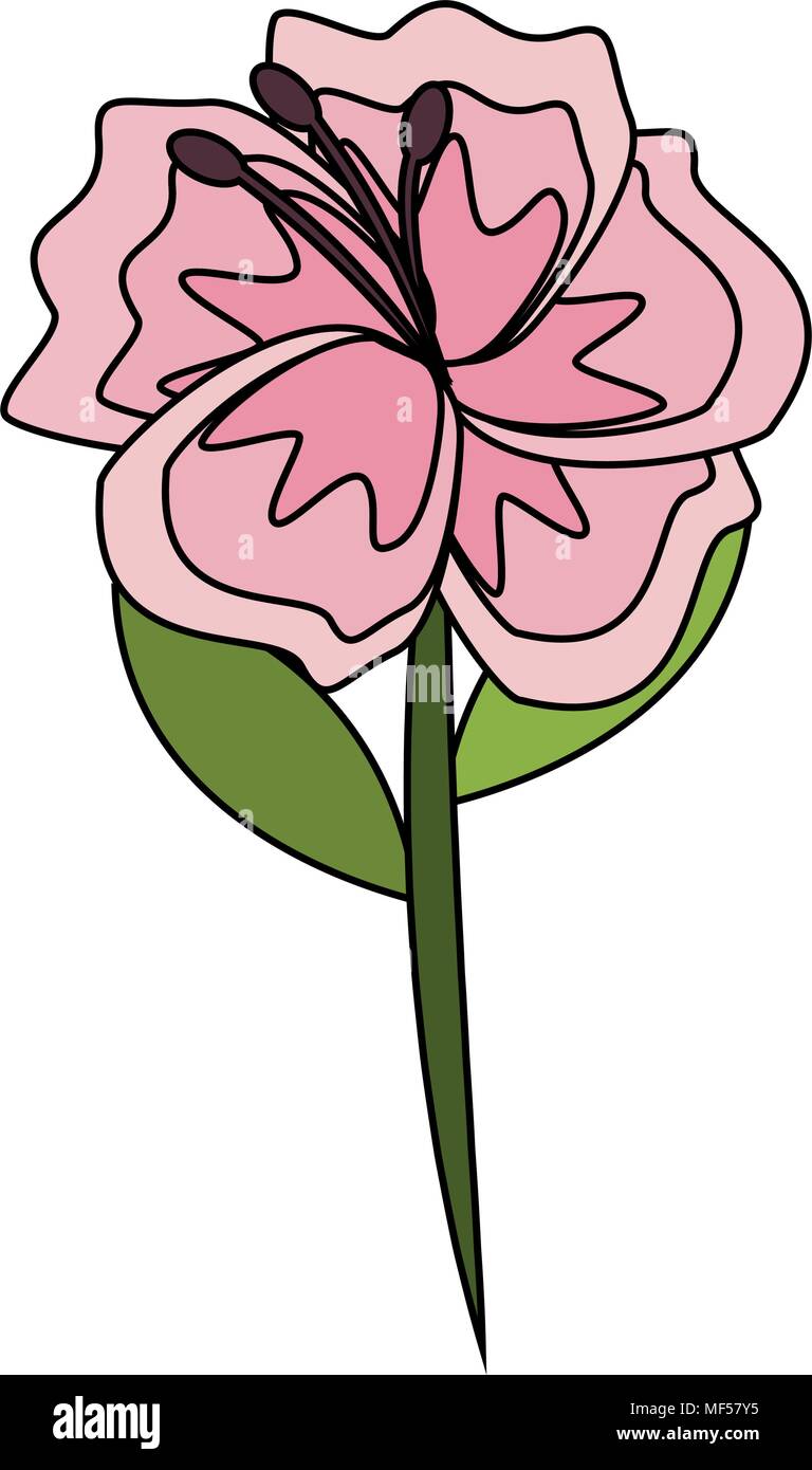 Beautiful flower symbol Stock Vector Image & Art - Alamy