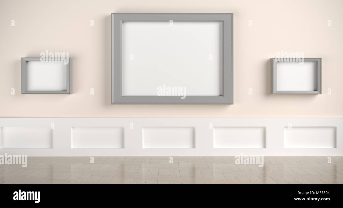 Empty gallery board hi-res stock photography and images - Alamy