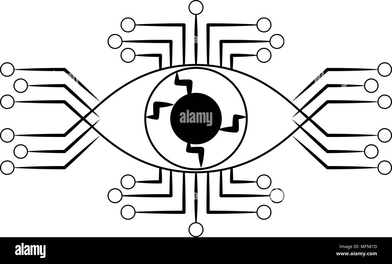 Bionic eye symbol hi-res stock photography and images - Alamy