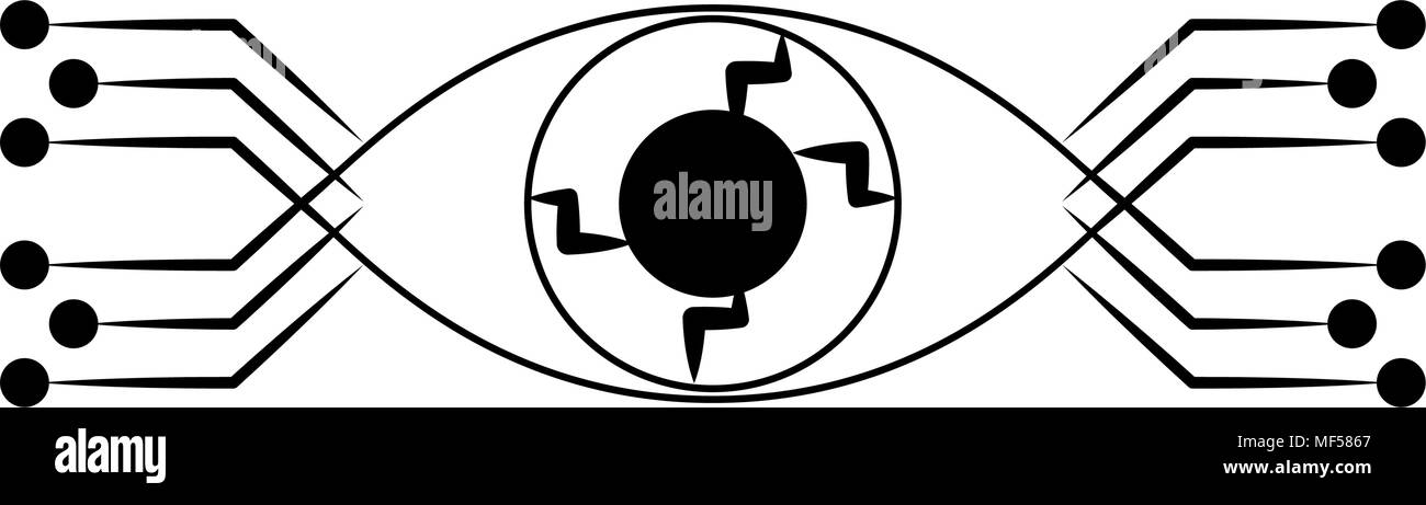 Bionic eye symbol hi-res stock photography and images - Alamy