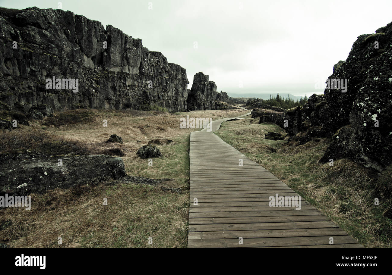Thingvellir rift iceland hi-res stock photography and images - Alamy