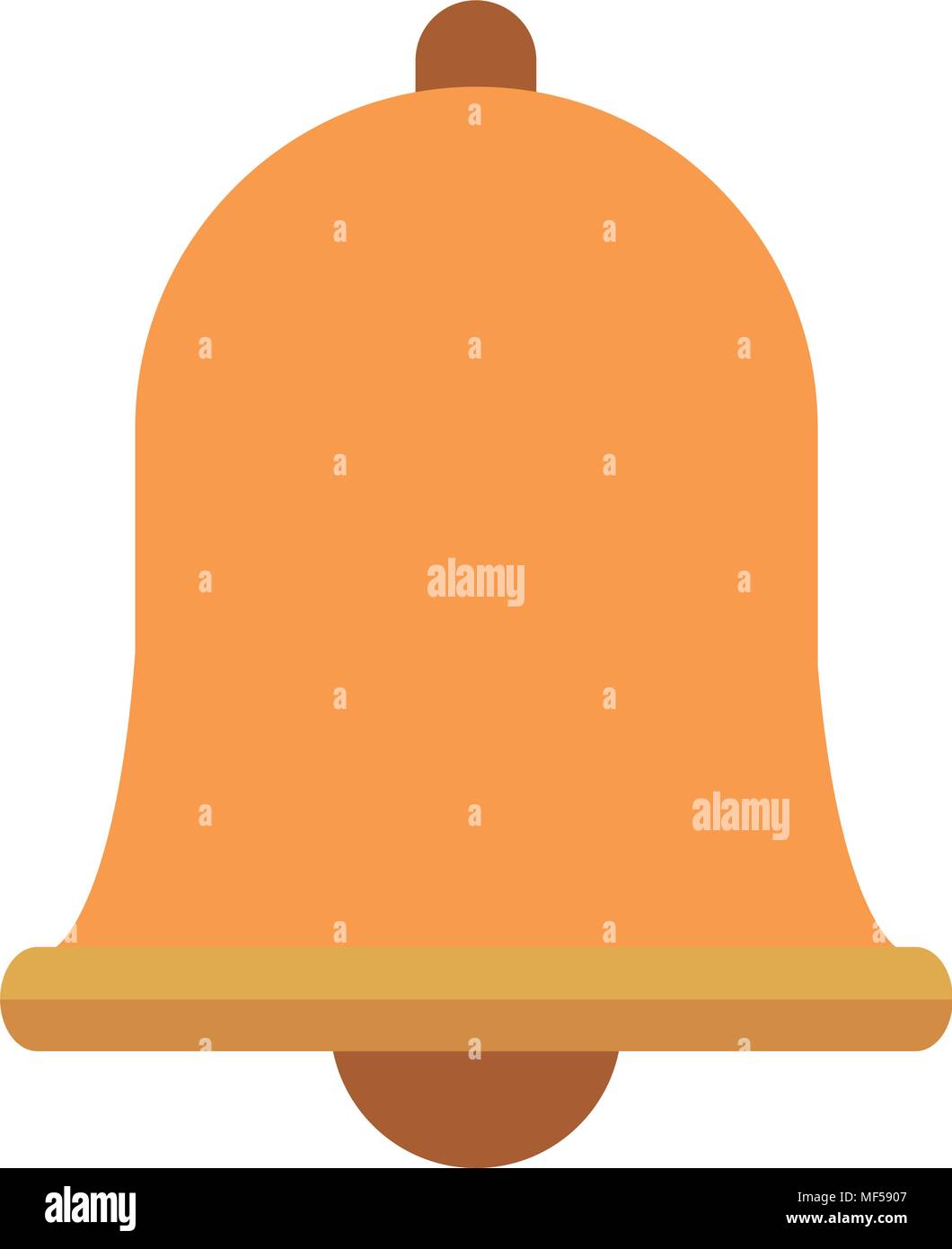Bell isolated symbol Stock Vector Image & Art - Alamy