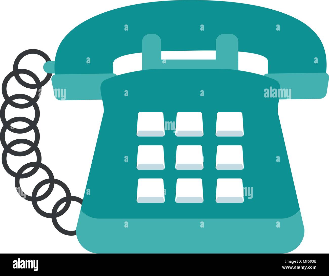 Vintage telephone symbol Stock Vector Image & Art - Alamy