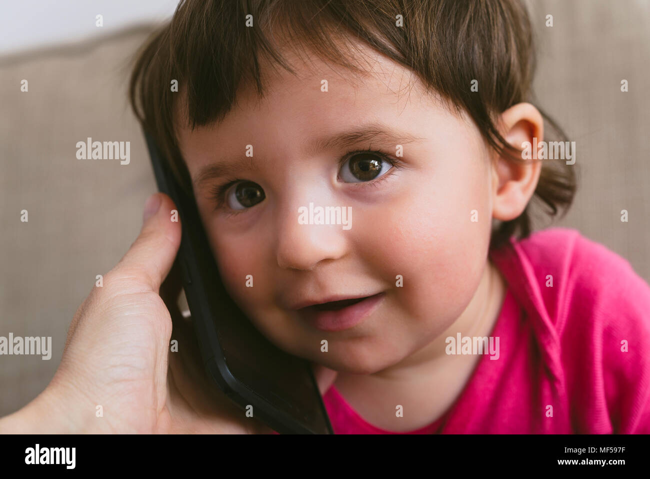 Women talking baby hi-res stock photography and images - Alamy