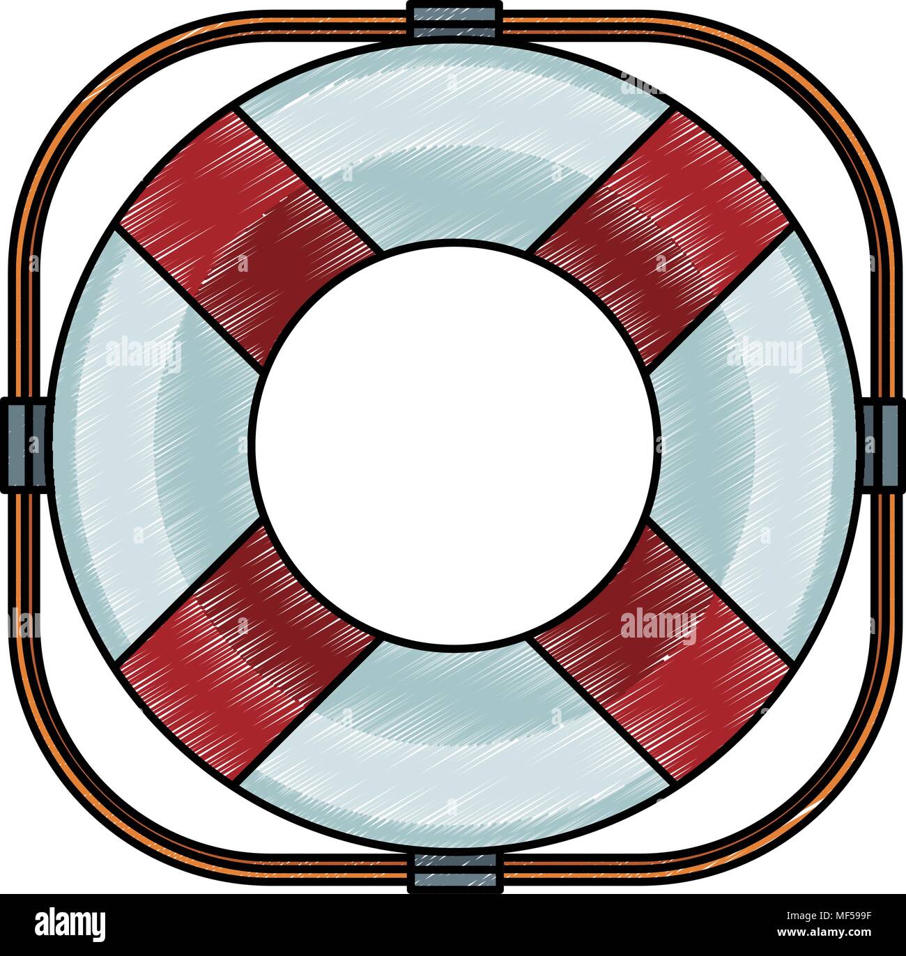Float life saver scribble Stock Vector Image & Art - Alamy