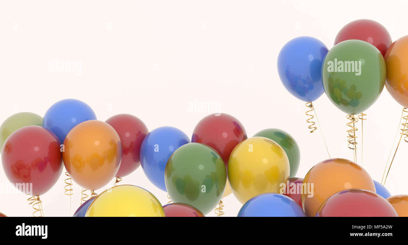 Realistic Glossy Balloons High Resolution Stock Photography and Images ...