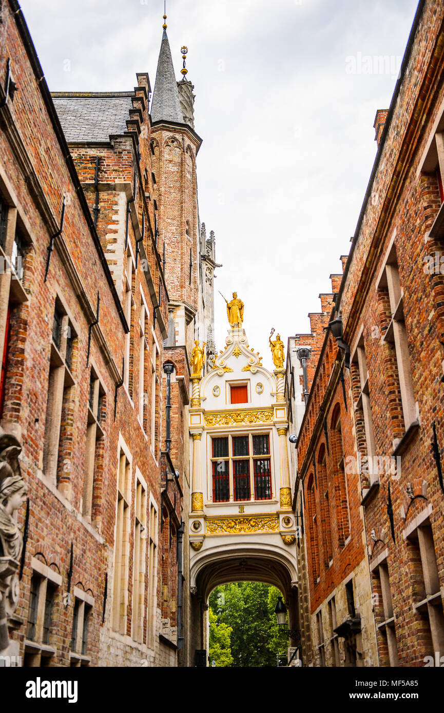 Historic Centre of Bruges, Belgium. part of the UNESCO World Heritage ...